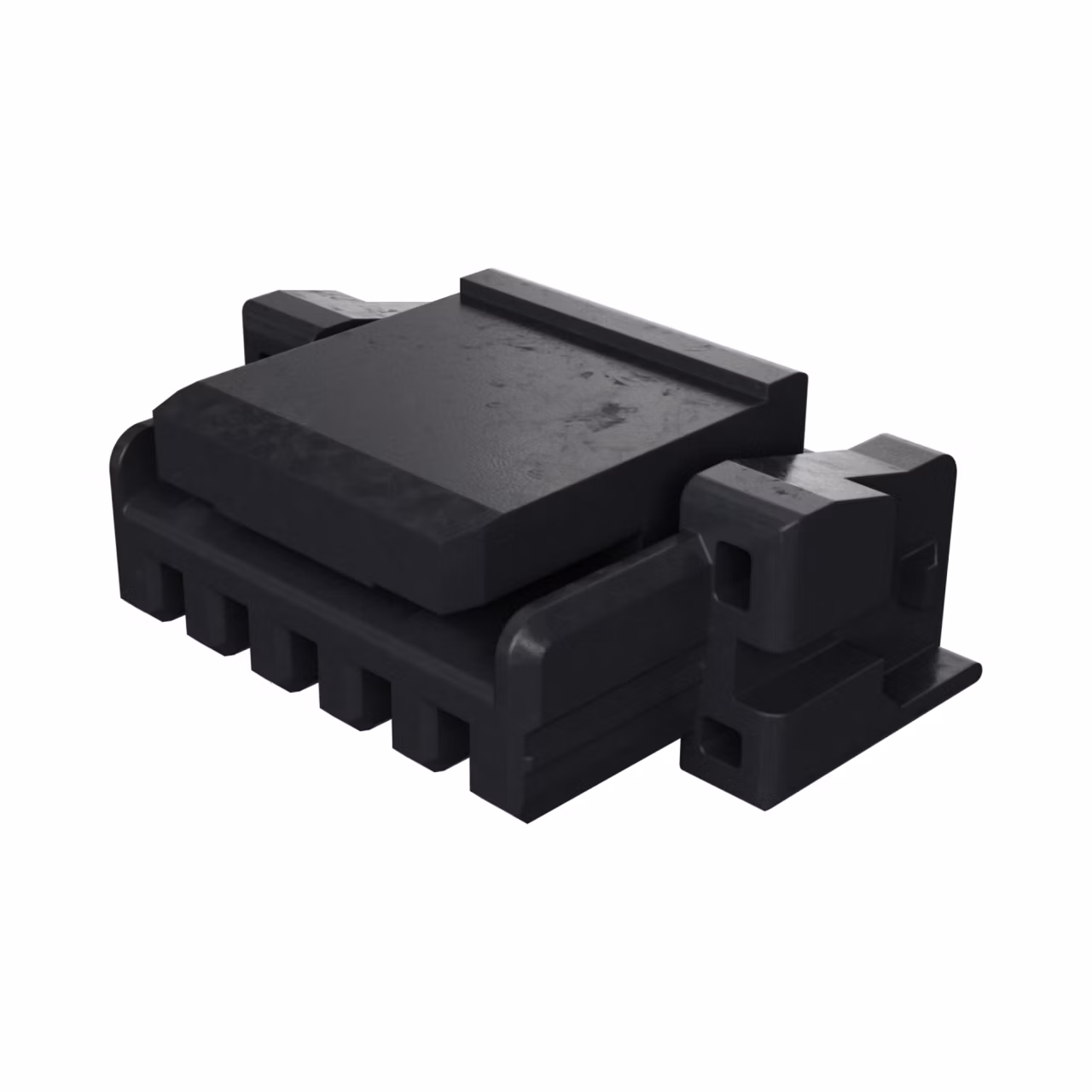 Micro-Lock Plus TPA Type Receptacle Housing, 1.25mm Pitch, Low-Halogen, Single Row, Positive Lock, 5 Circuits, Black for sale