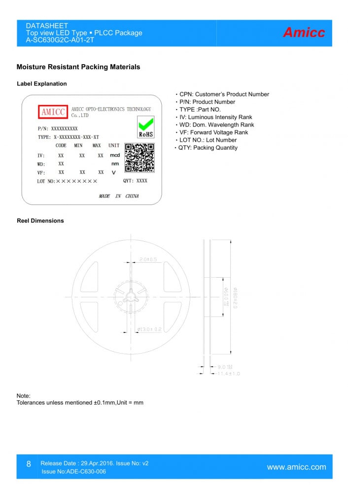 A-SC630G2C-A01-2T datasheet page 8