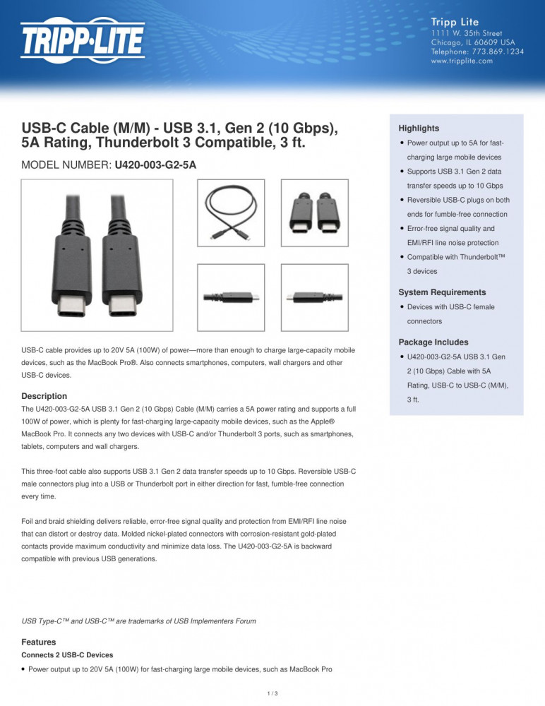 U420-003-G2-5A product document image 1