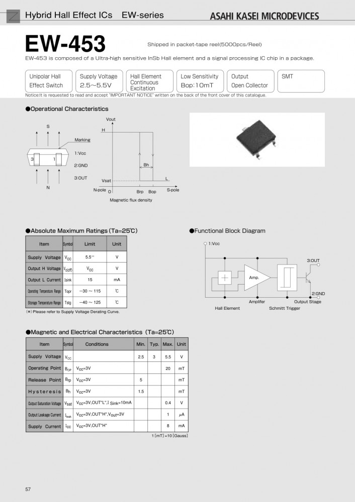 EW453 technical document page 1