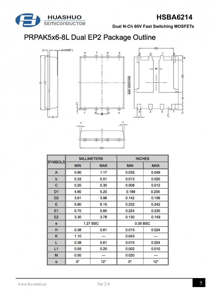 HSBA6214 datasheet page 5