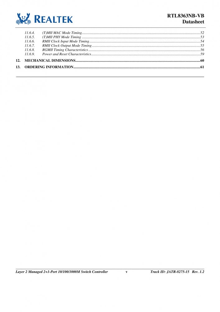 RTL8363NB-VB-CG datasheet page 5