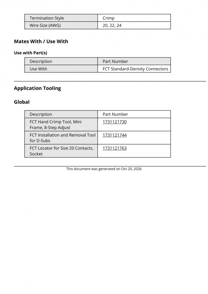 MOLEX 1731140216 technical drawing, page 3