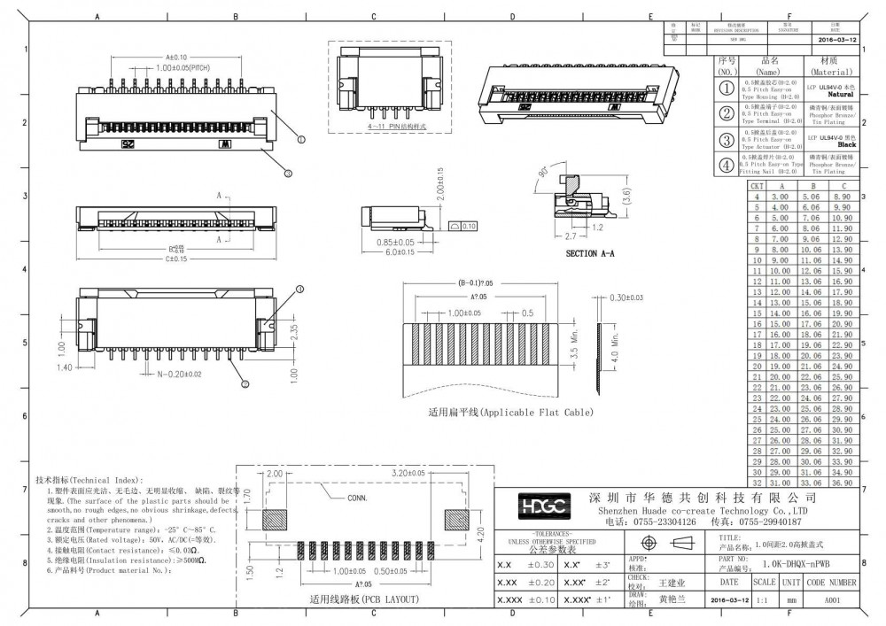 HDGC 1.0K-DHQX-7PWB technical document