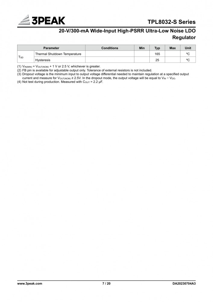 TPL803250-S5TR-S datasheet page 7