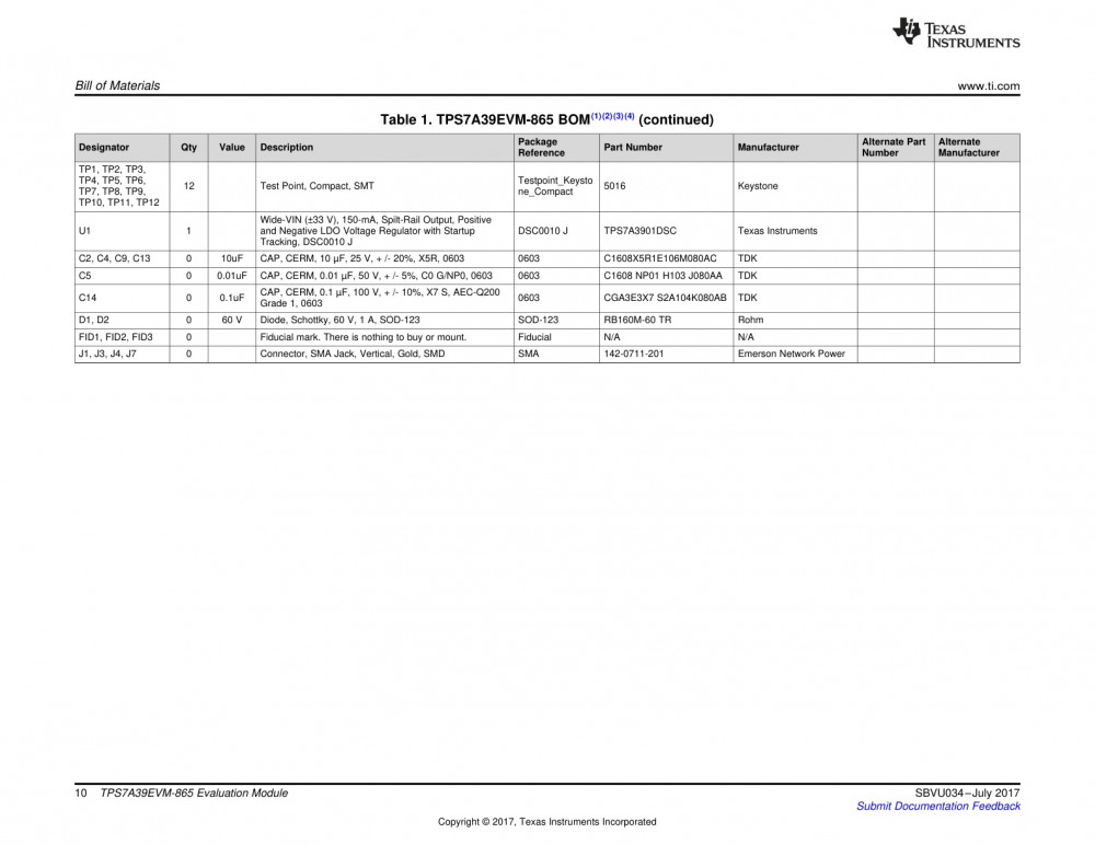 TPS7A39EVM-865 document page 10