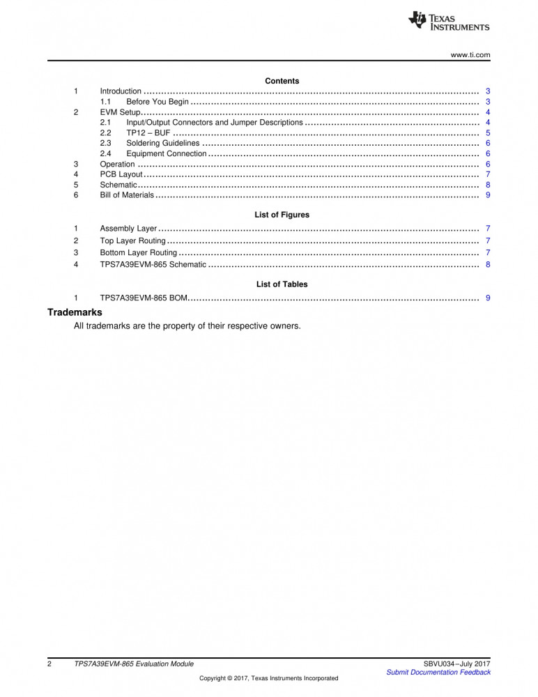 TPS7A39EVM-865 document page 2
