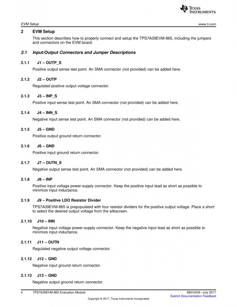 TPS7A39EVM-865 document page 4