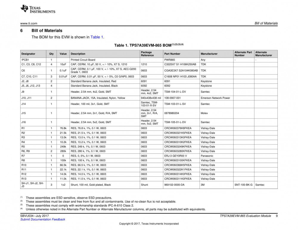 TPS7A39EVM-865 document page 9