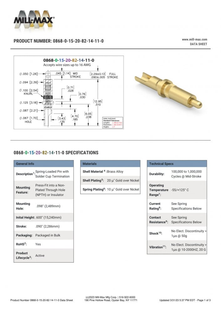 Mill-Max 0868-0-15-20-82-14-11-0 document page 1