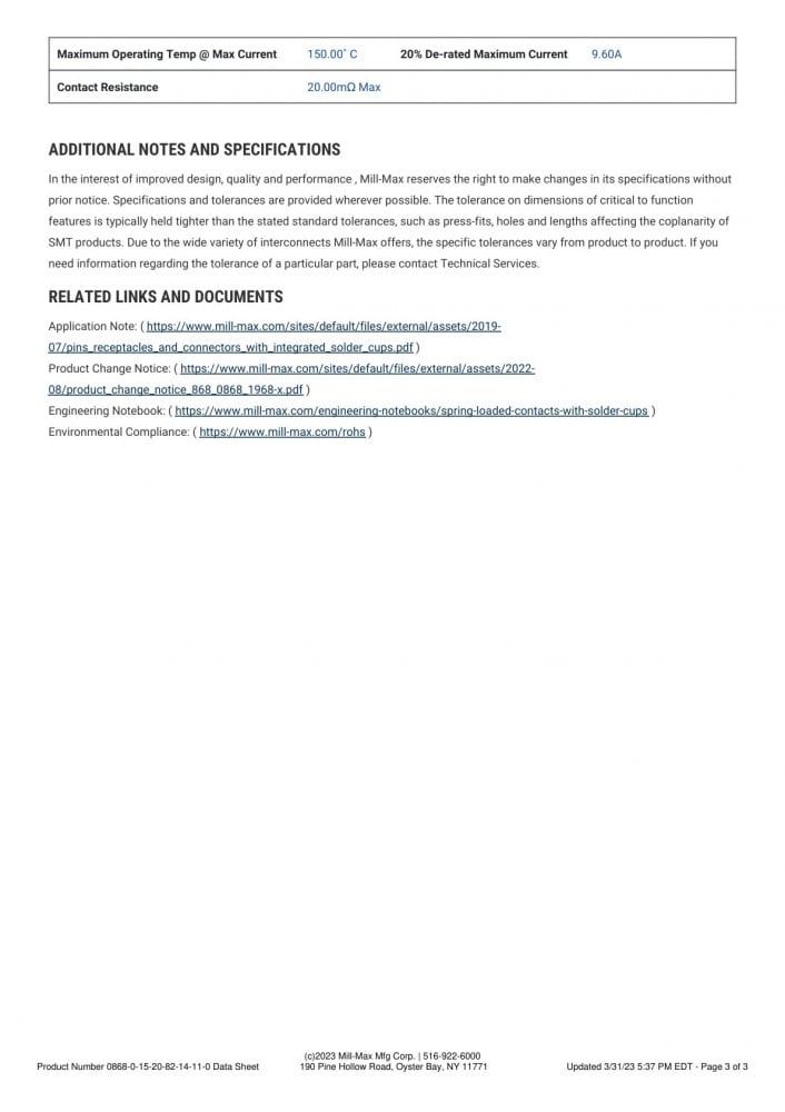 Mill-Max 0868-0-15-20-82-14-11-0 document page 3