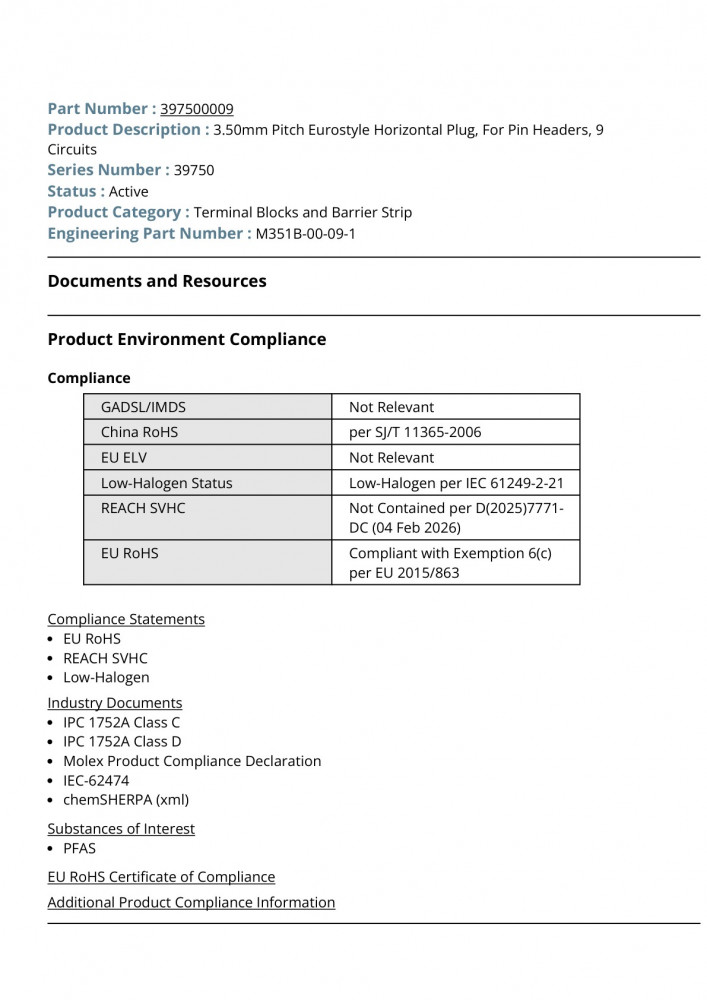 Product document preview, page 1