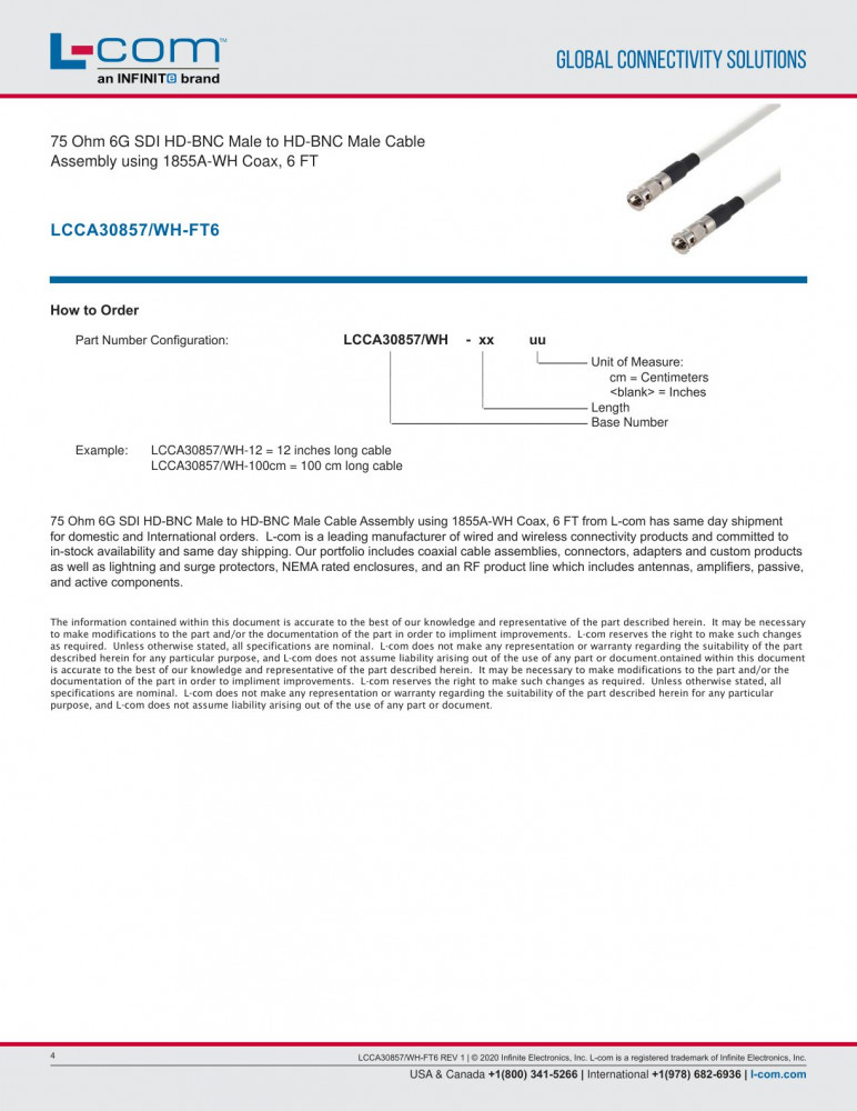 LCCA30857/WH-FT6 datasheet page 4