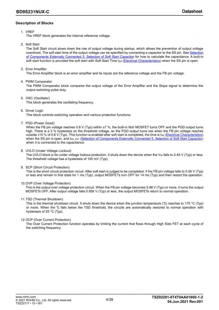 BD9S231NUX-CE2 datasheet page 4