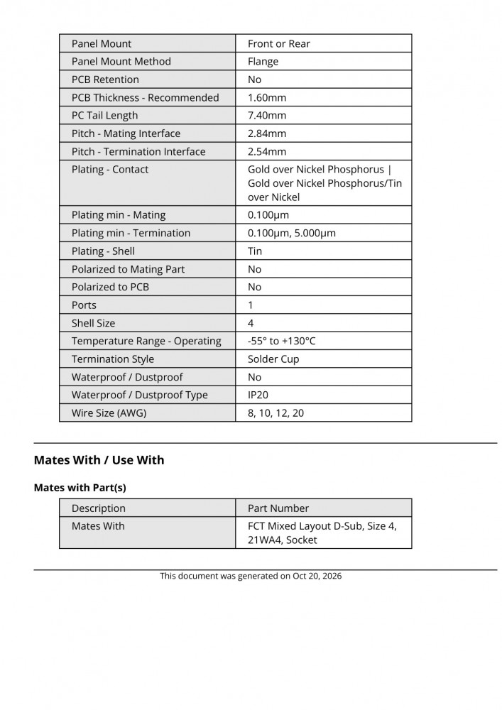 MOLEX 1731070195 technical document page 3
