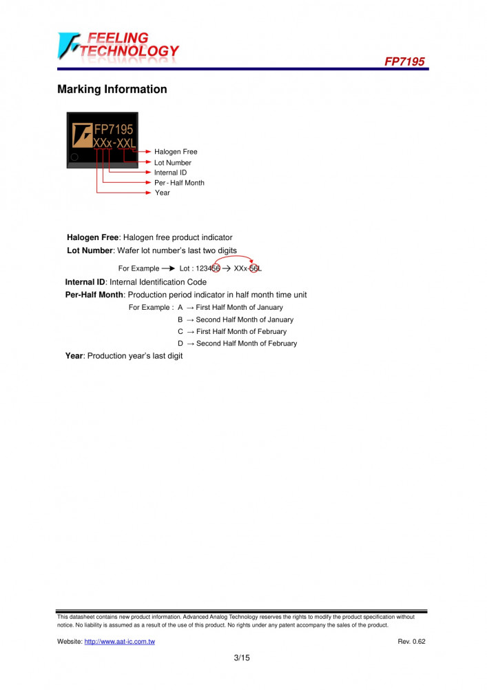 FP7195XR-G1 datasheet page 3