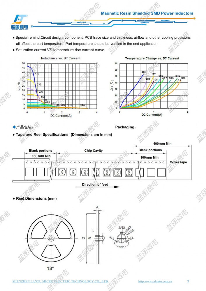 SNR4012-100MT datasheet page 3