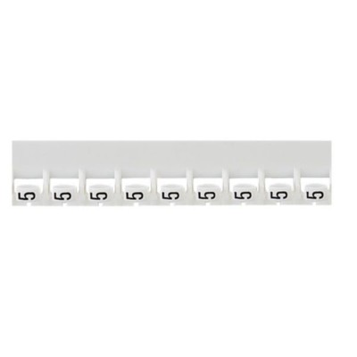 Marker Memocab - for wiring - international colour code - number 8 - grey