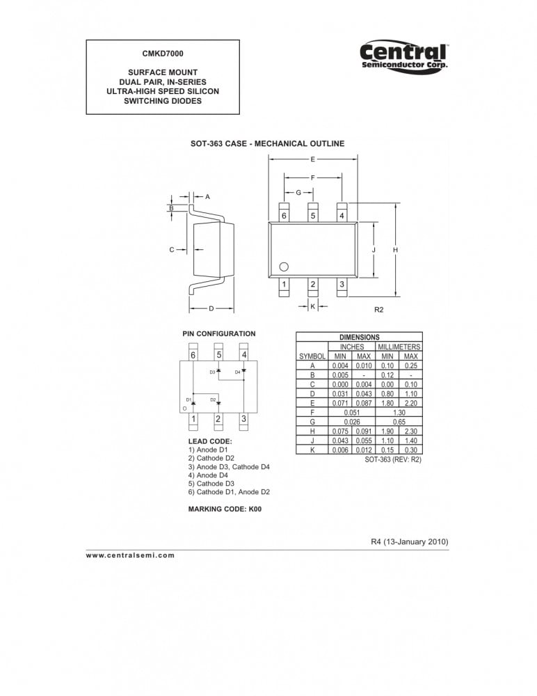 CMKD7000 technical document page 2