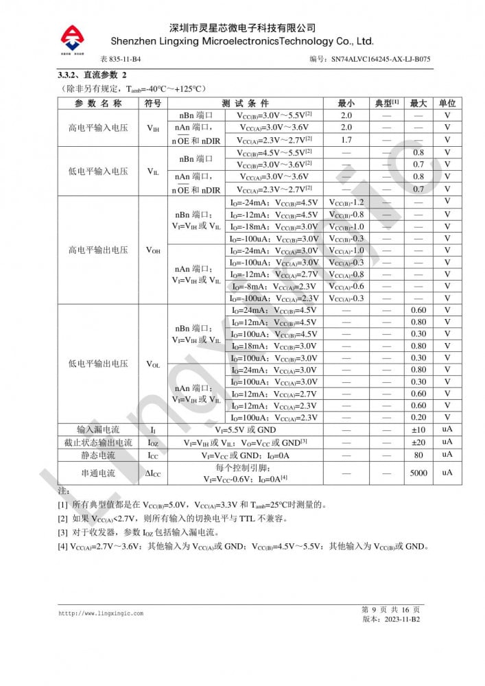 SN74ALVC164245 datasheet page 9
