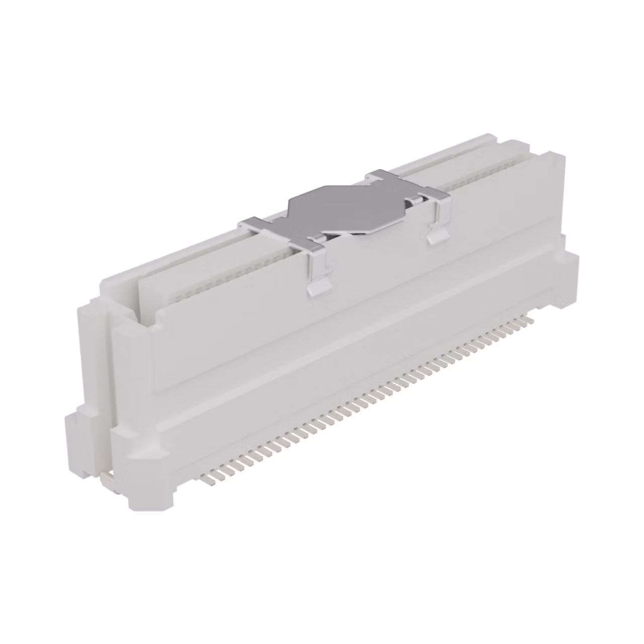 SlimStack Board-to-Board Connector, 0.635mm Pitch, 0.635 Series, Receptacle, 12.00 to 16.00mm Mated Height, 6.40mm Mated Width, with Vacuum Pick-Up Area, 80 Circuits for sale