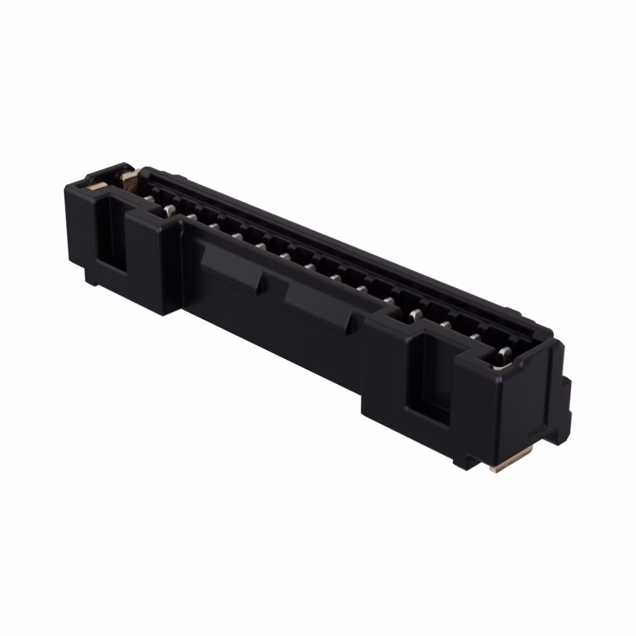 1.50mm Pitch, Micro-Lock Plus PCB Header, Single Row, Right Angle, Surface Mount, Tin-Bismuth Plating, Positive Lock, 15 Circuits, Black for sale