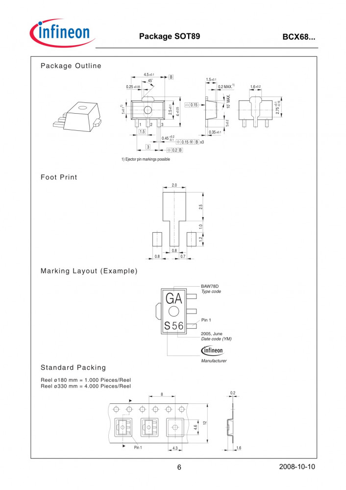 BCX68-16E6327 datasheet page 6