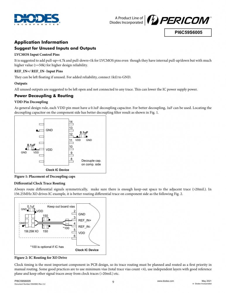 PI6C59S6005 datasheet page 9
