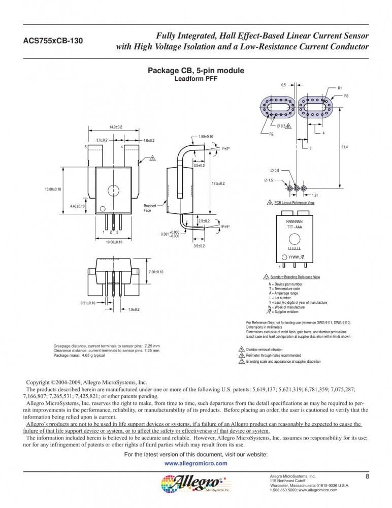 ACS755 datasheet page 8
