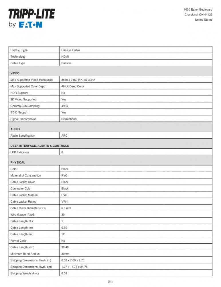 P569-001 technical document page 2