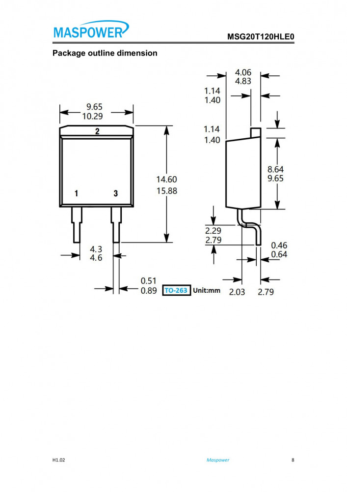 MSG20T120HLE0 datasheet page 8
