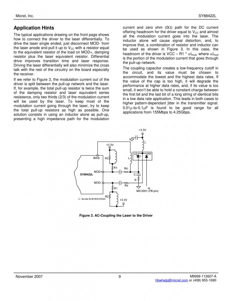 SY88422LMG datasheet page 9