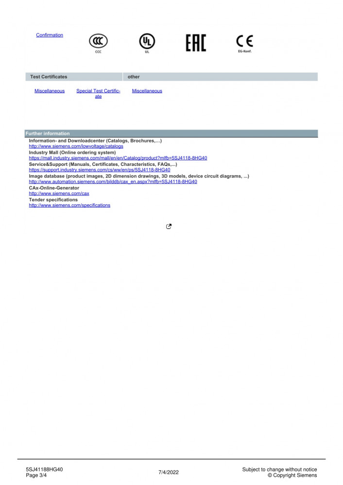 5SJ4118-8HG40 technical document page 3