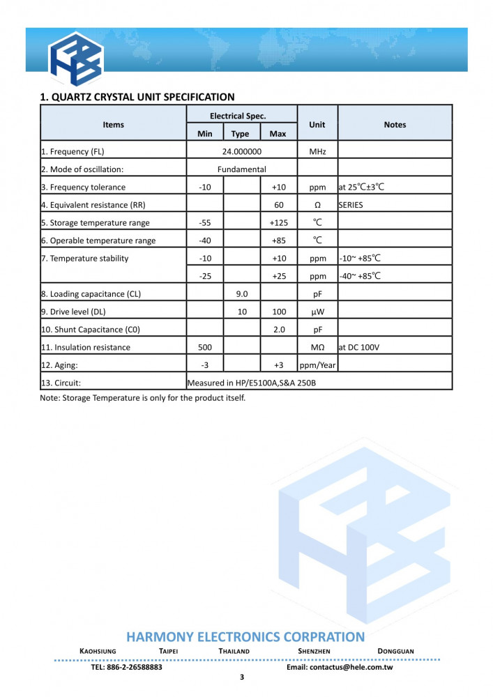 X2C024000B91H-HZ datasheet page 4