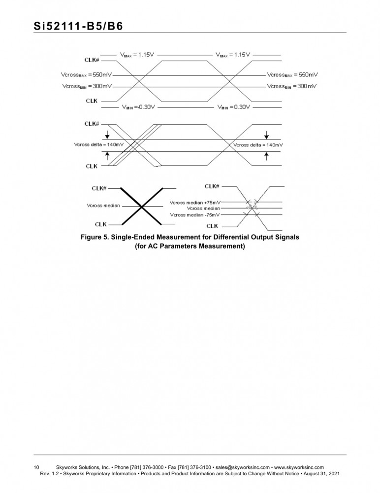 SI52111 technical document page 10
