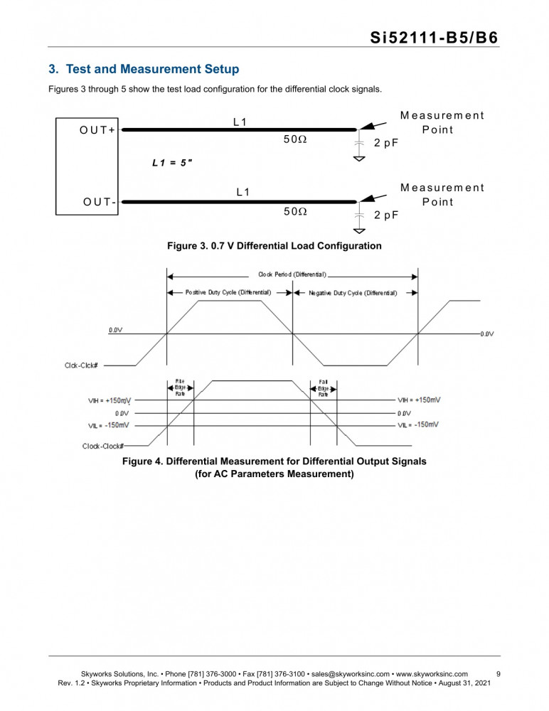 SI52111 technical document page 9