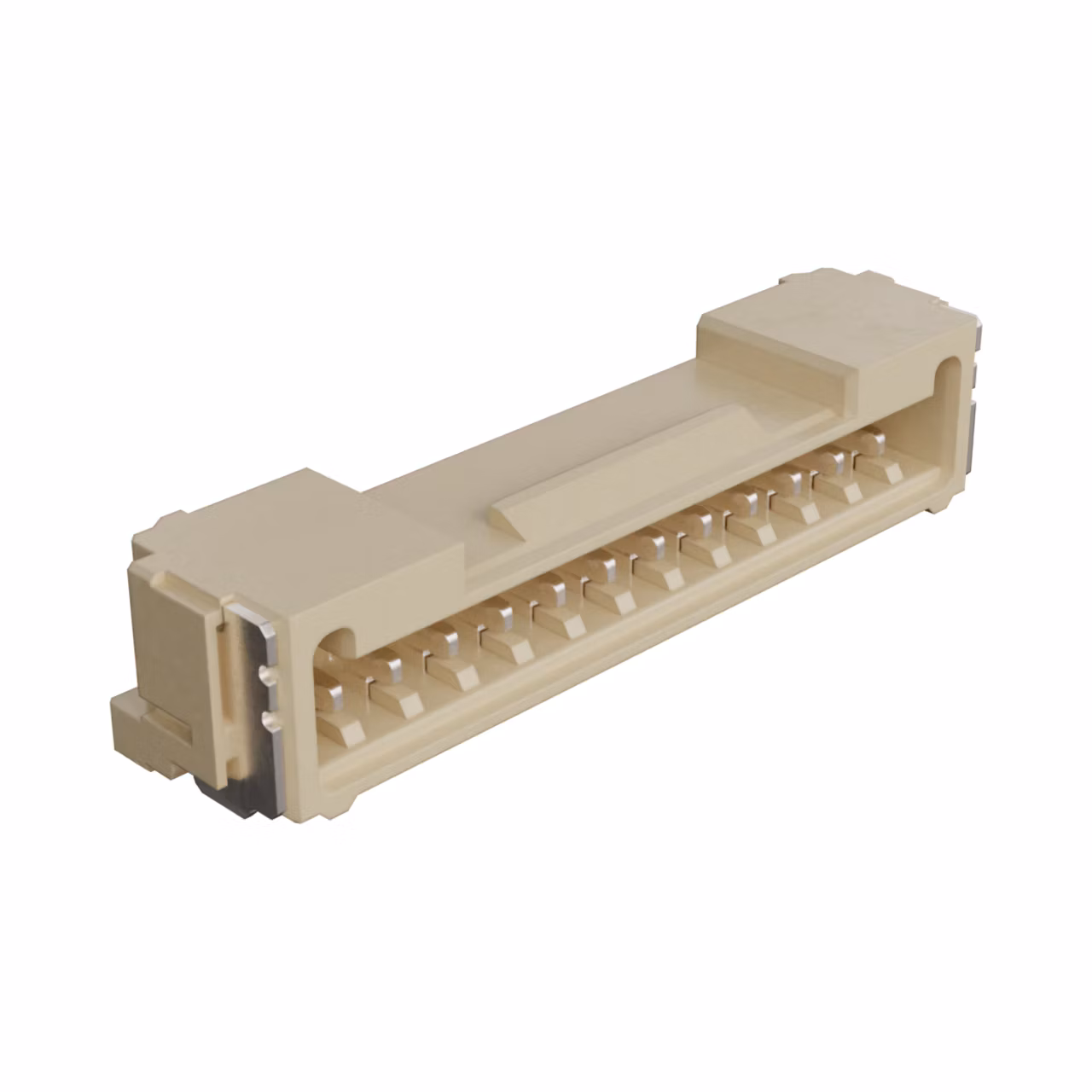 Micro-Lock 1.25mm Pitch Single-Row Right-Angle Header, Beige, 12 Circuits for sale