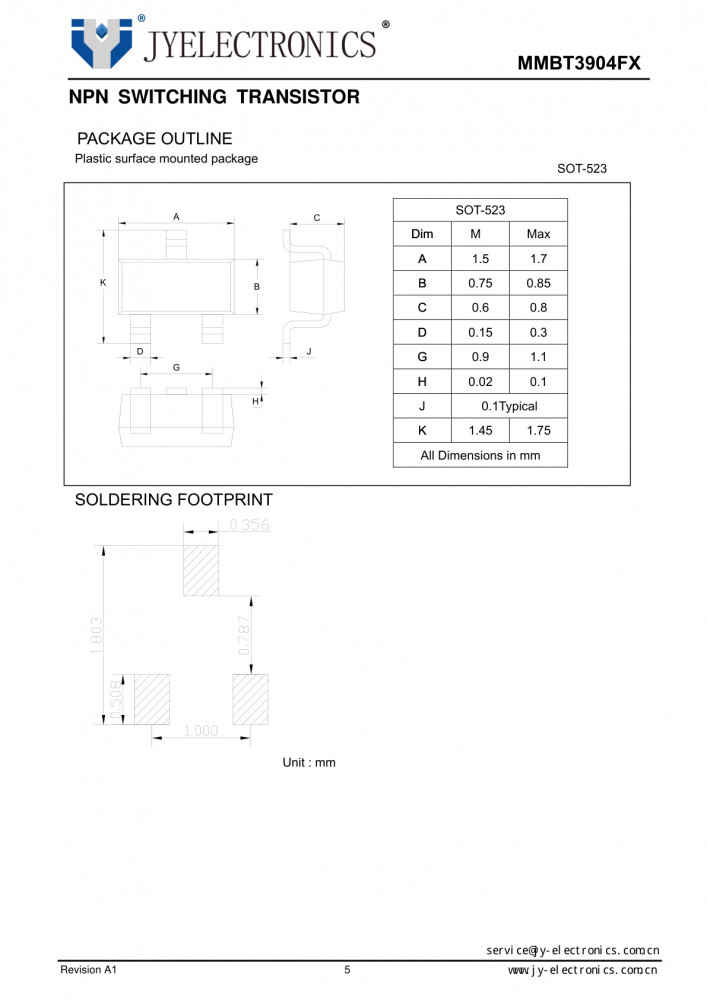 MMBT3904FX datasheet page 5