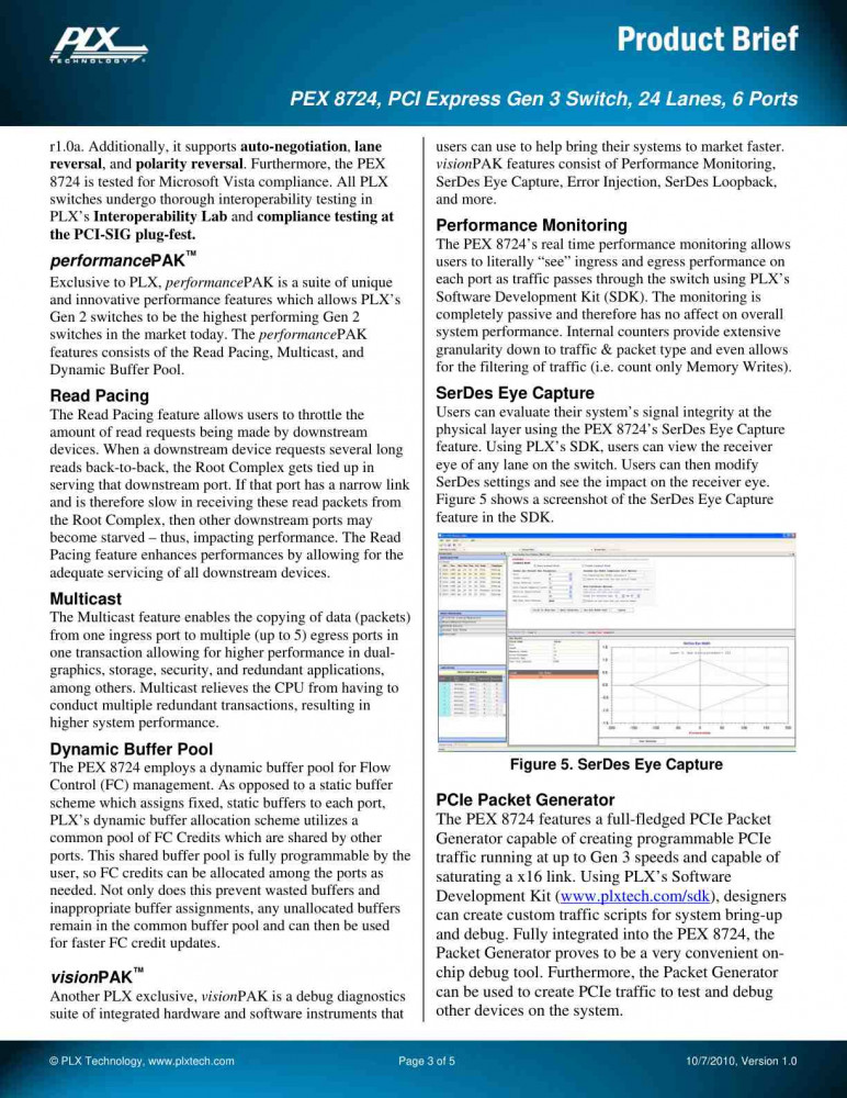 PEX8724 technical document page 3