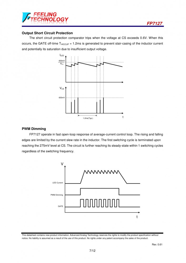 FP7127XR-G1 datasheet page 7