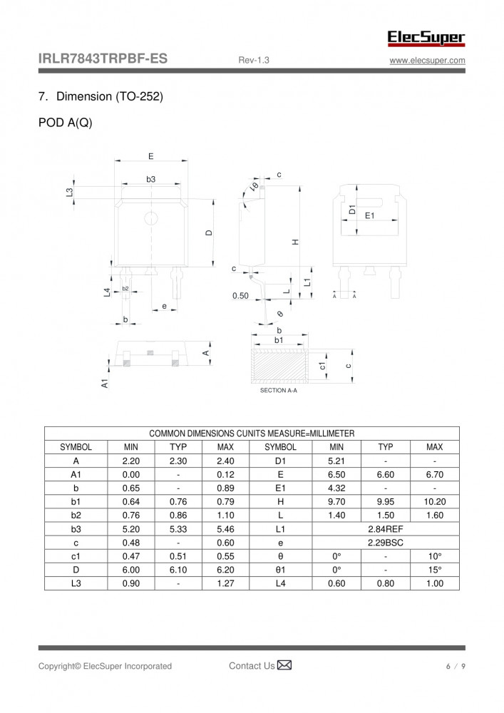 IRLR7843TRPBF-ES datasheet page 6