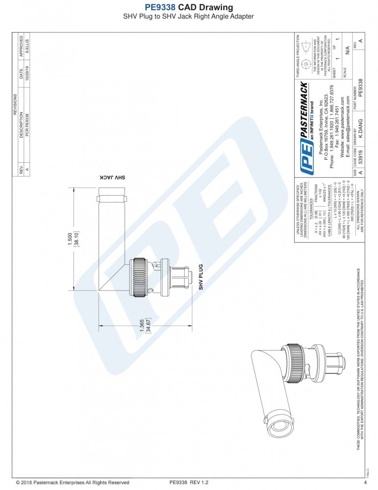 PE9338 technical document page 4