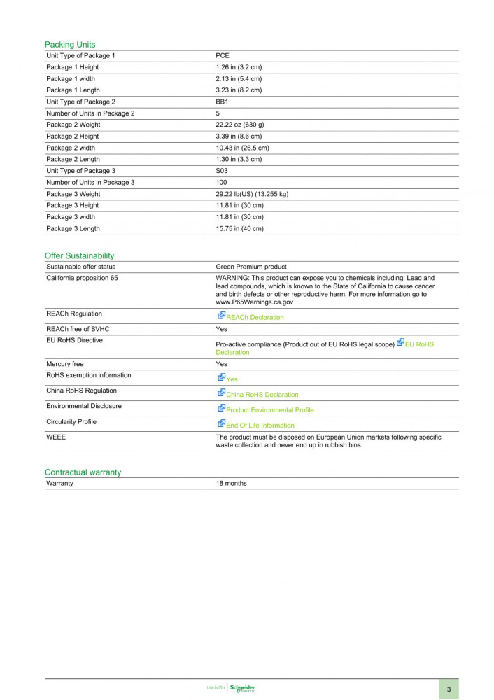 XB4BW73731G5 technical document page 3