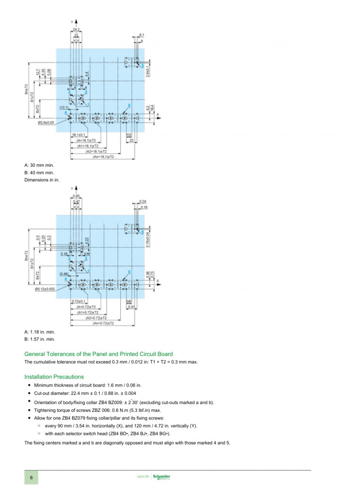 XB4BW73731G5 technical document page 6