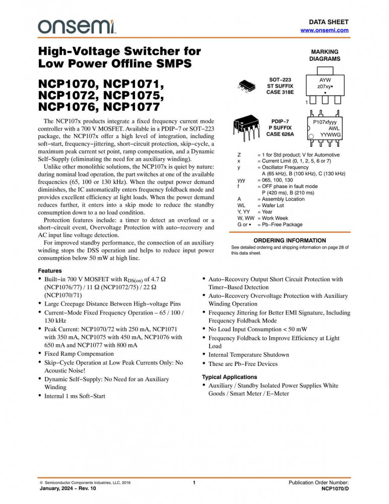 SC1076P065G datasheet page 2