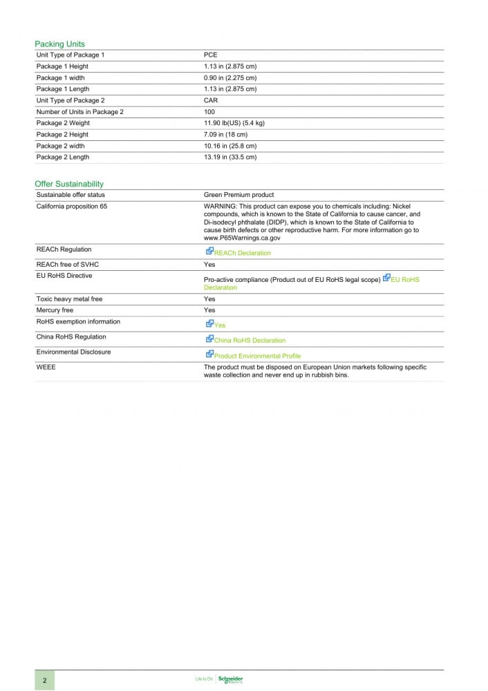 782XDXH2124D technical document page 2
