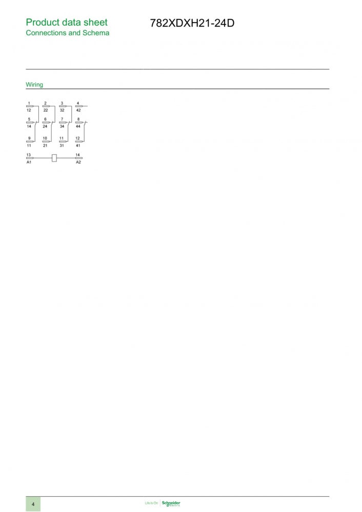 782XDXH2124D technical document page 4