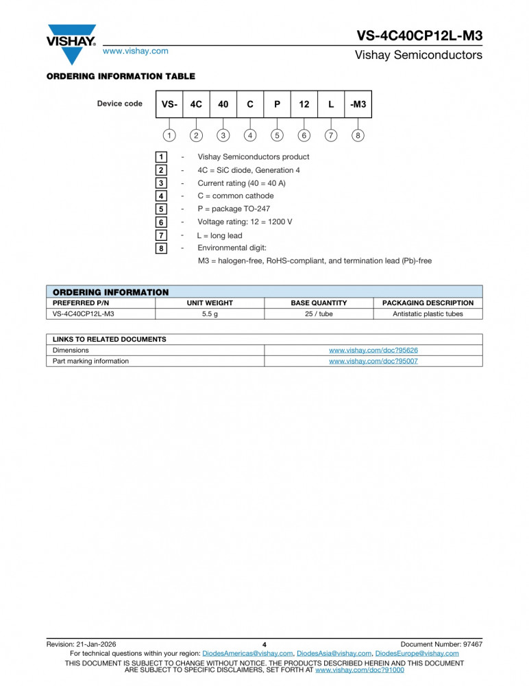 Vishay VS-4C40CP12L-M3 document page 4