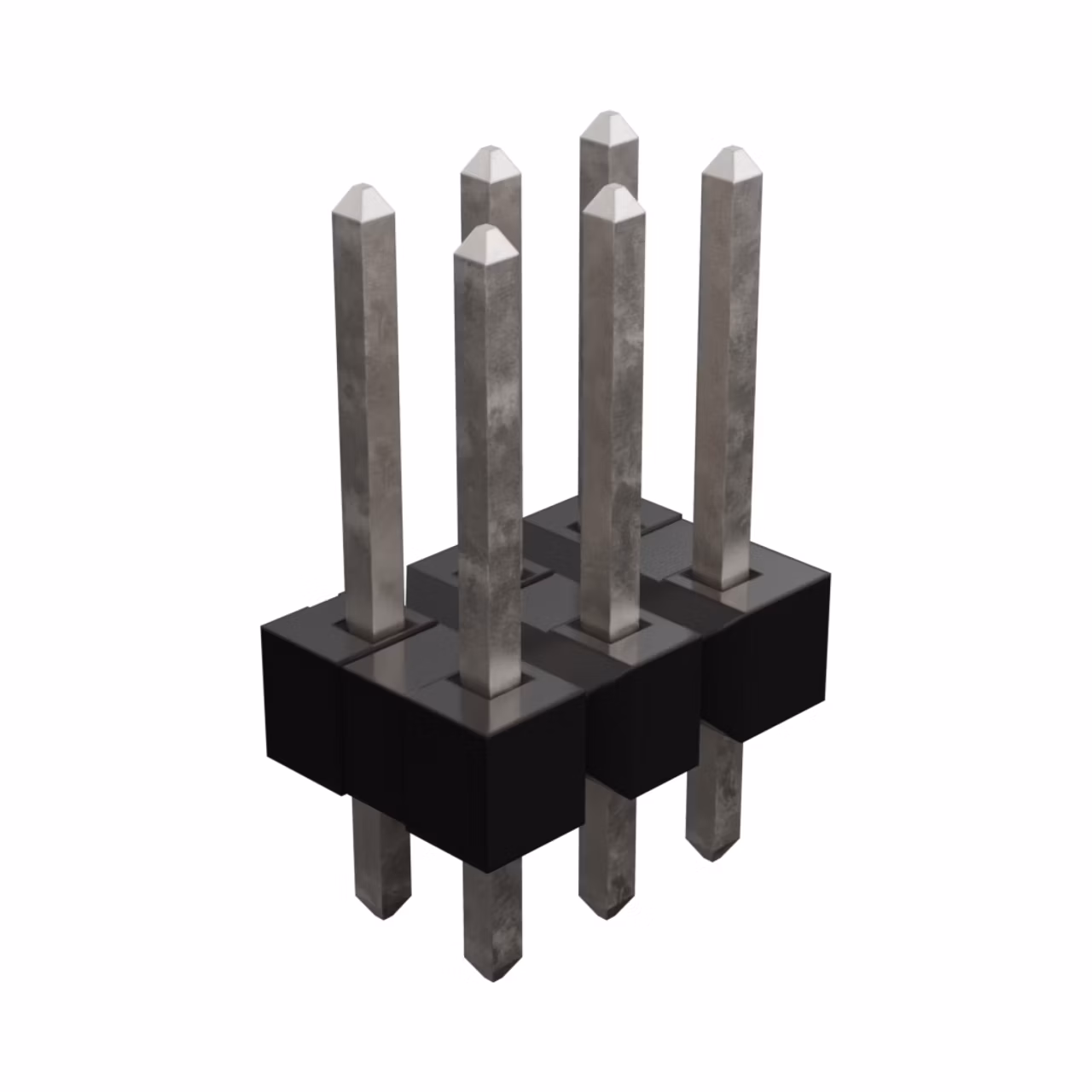 C-Grid Header, 2.54mm Pitch, Through Hole, Dual Row, Vertical, 6 Circuits, 2.54µm Tin (Sn) Plating, Tray Packaging, Lead-Free for sale
