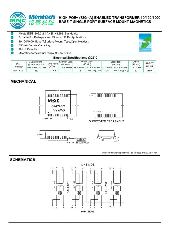 G2474CG technical document page